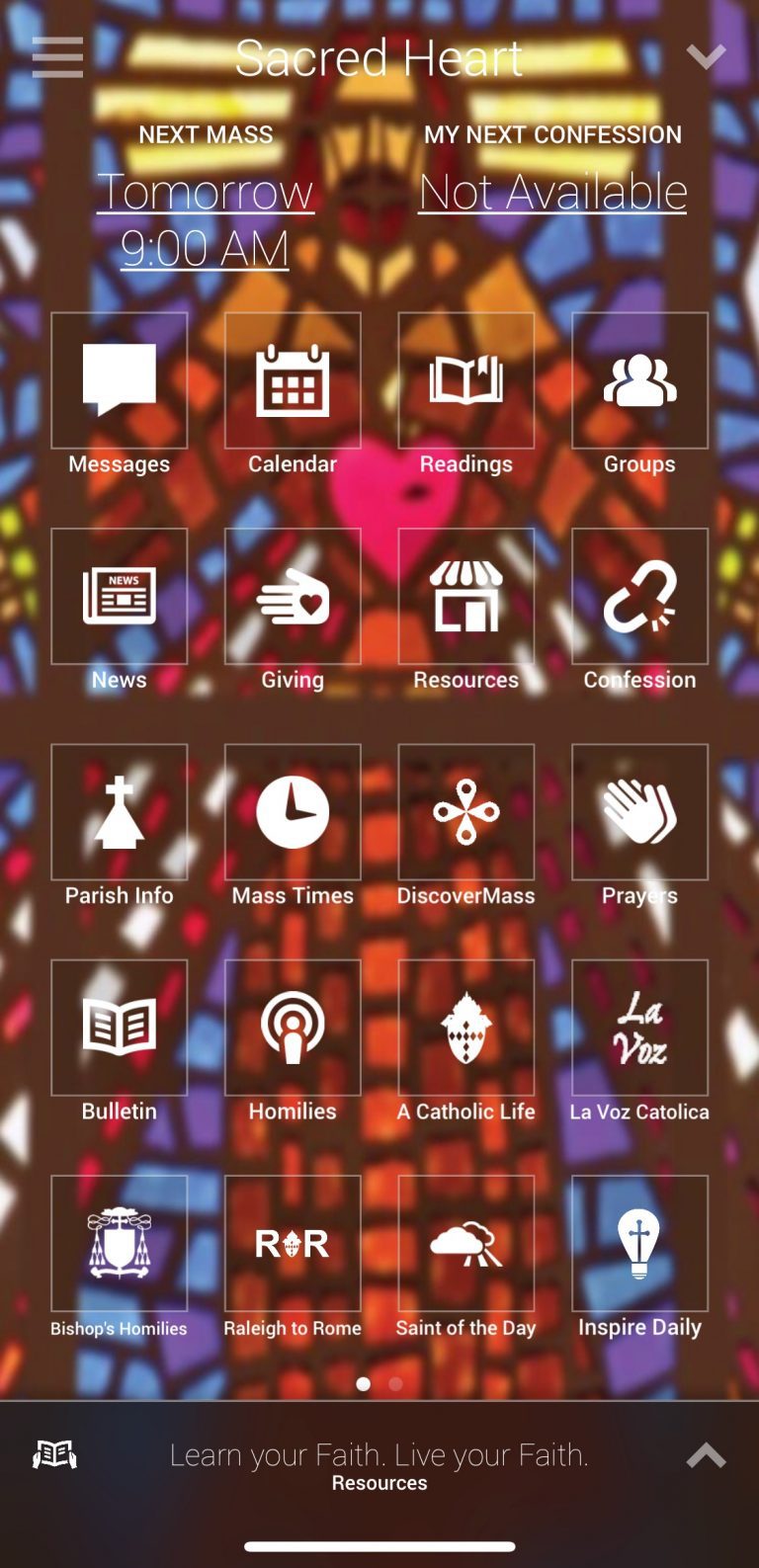 myParish App – Sacred Heart Catholic Church